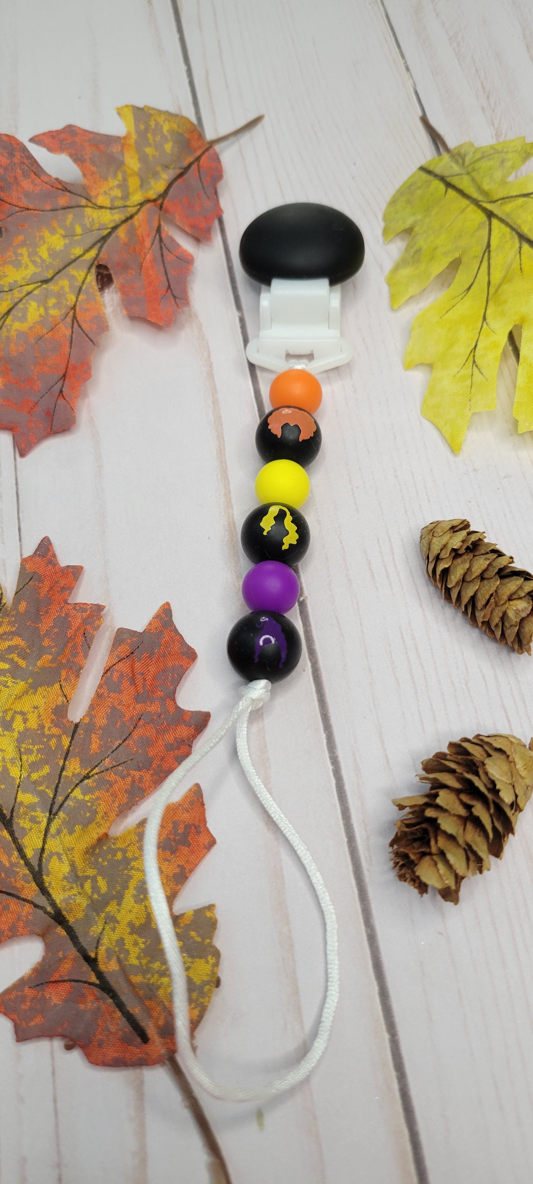 Hocus Pocus Inspired Pacifier Clip,Silicone – Sassy Silicone