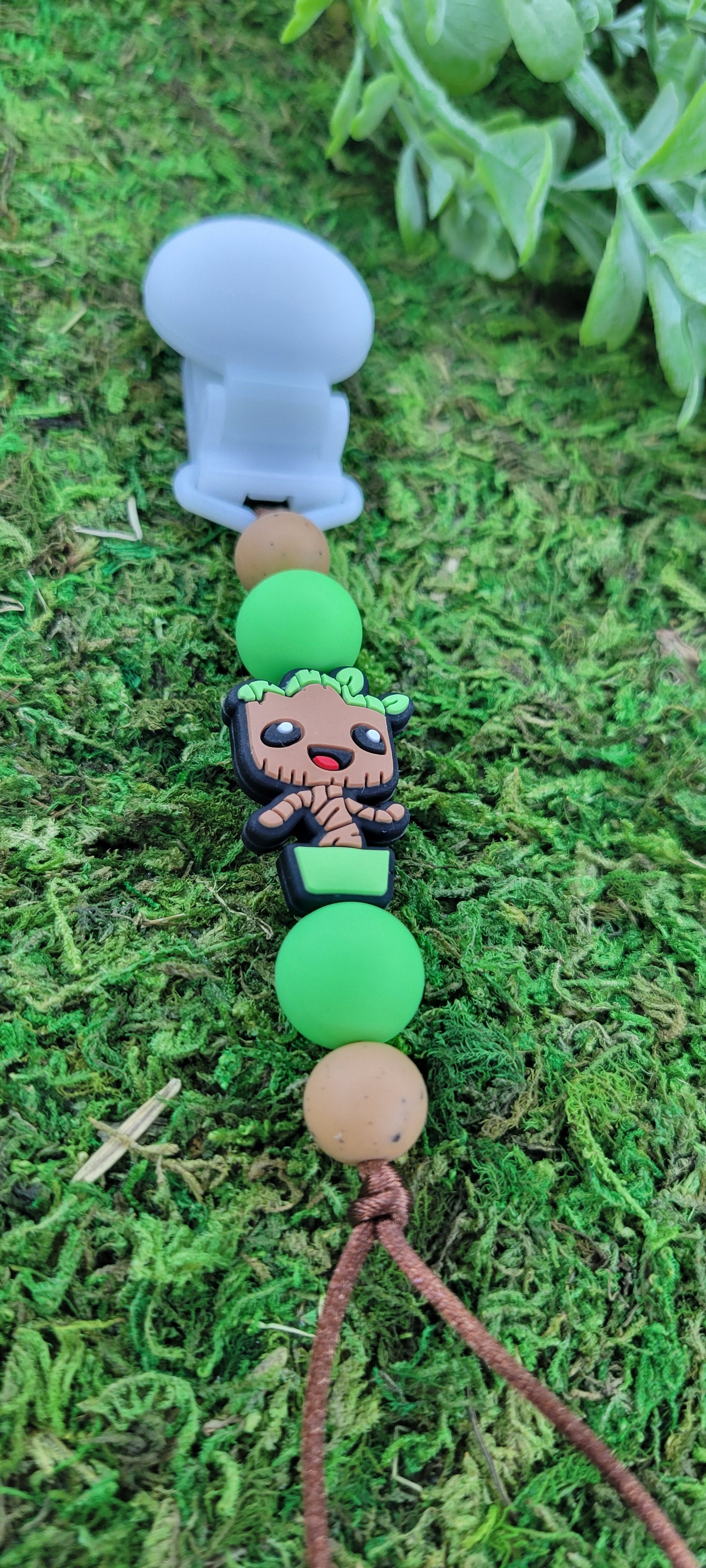 Baby Groot Pacifier Clip – Sassy Silicone