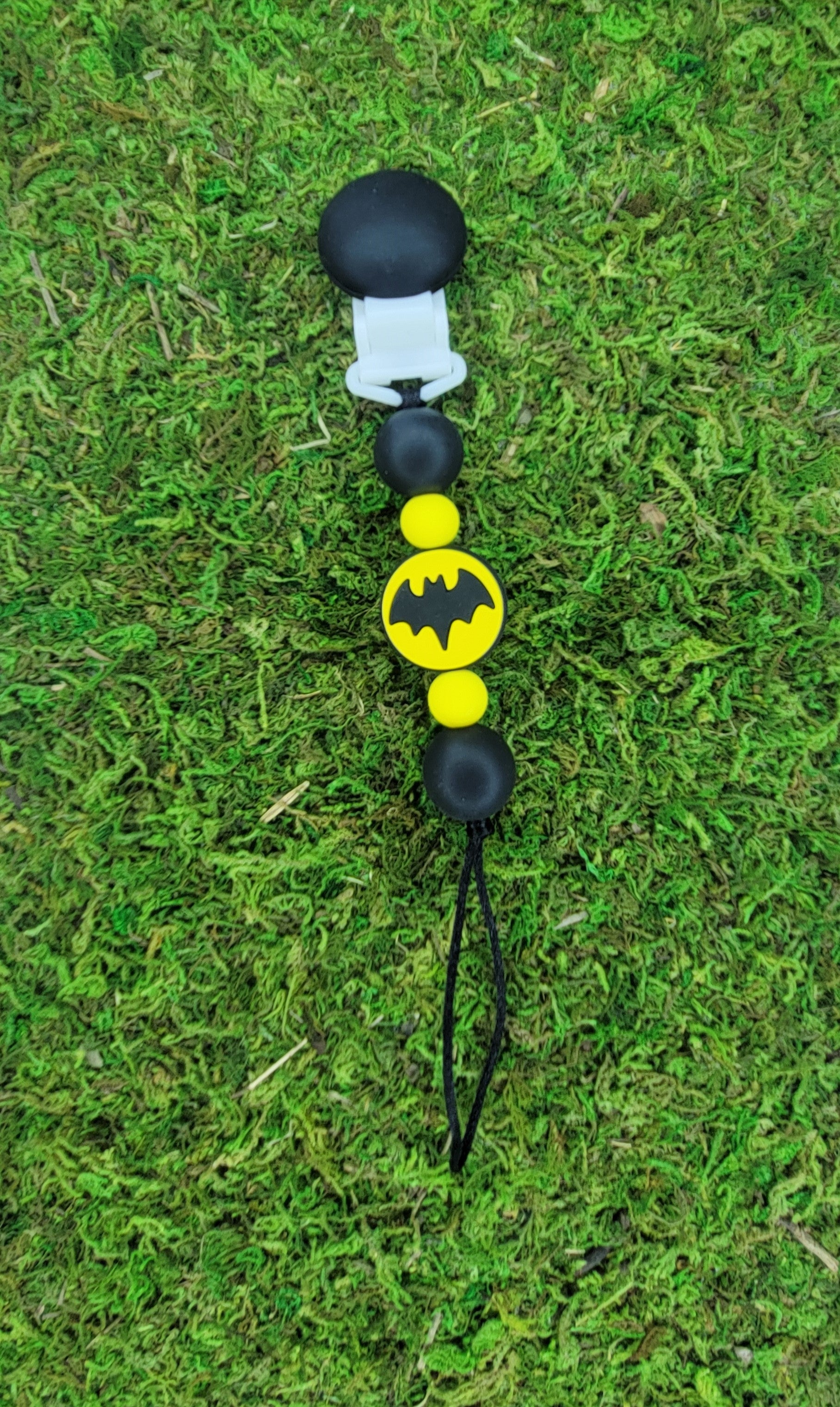 Batman Pacifier Clip – Sassy Silicone