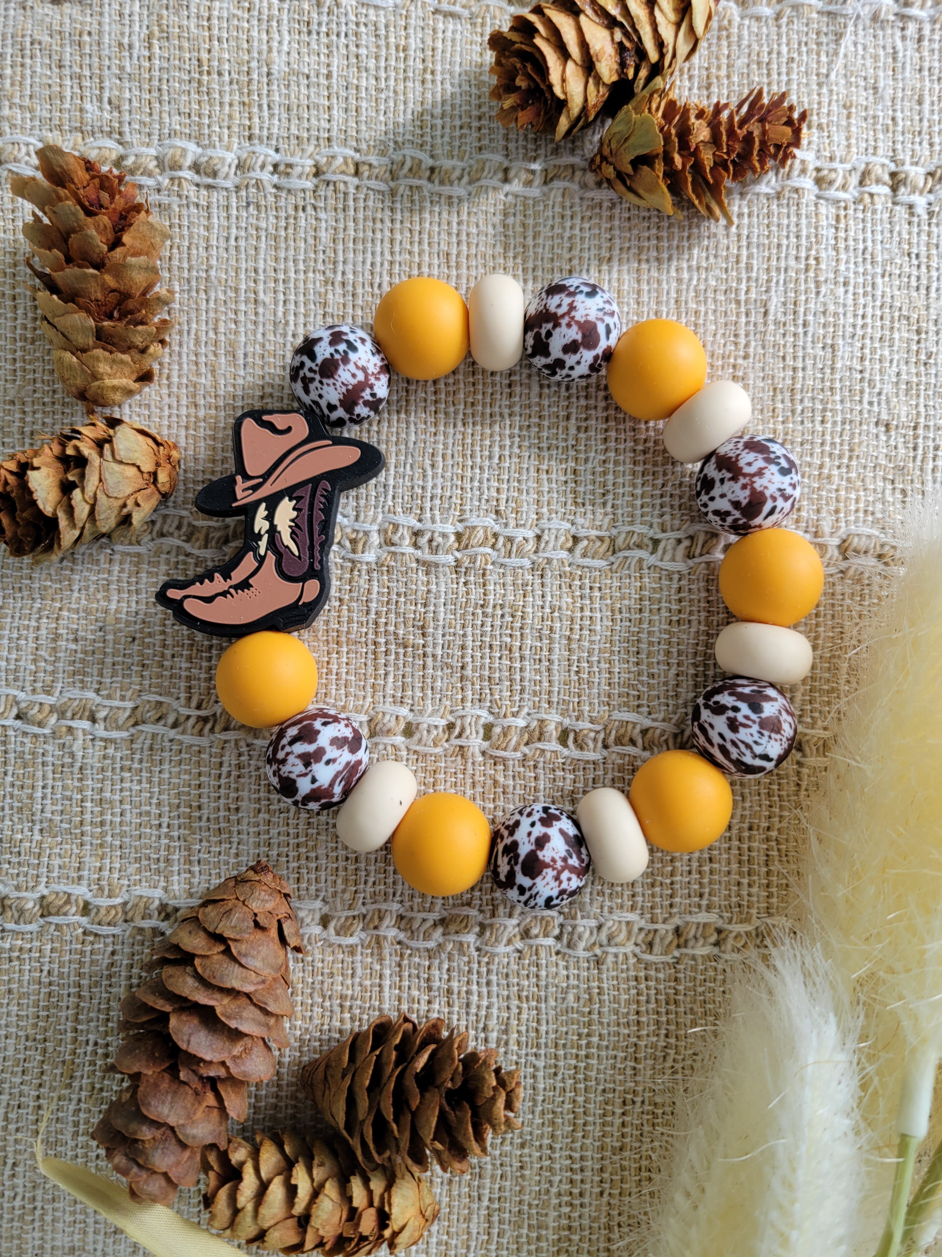 Cowboy Boots Teething Ring, Silicone – Sassy Silicone